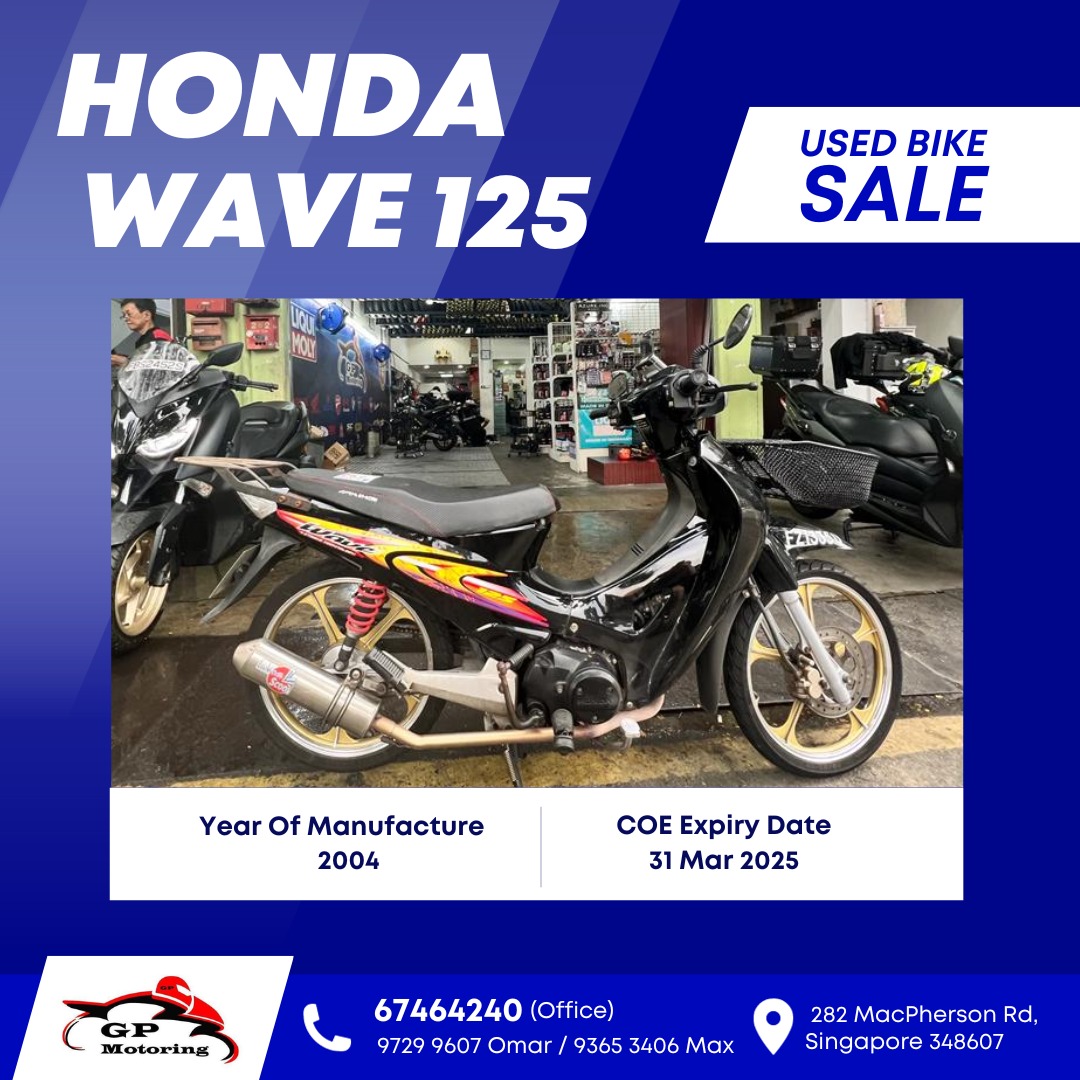 HONDA WAVE 125 USED BIKE, Motorcycles, Motorcycles for Sale, Class 2B ...