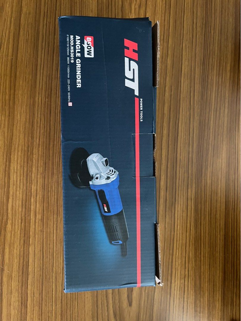 HST Angle Grinder HS3019 860W 220V, Furniture & Home Living, Home ...