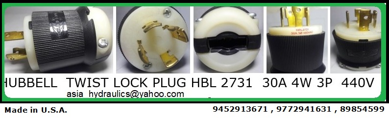 hubbell twist lock plug & socket, Commercial & Industrial, Industrial ...
