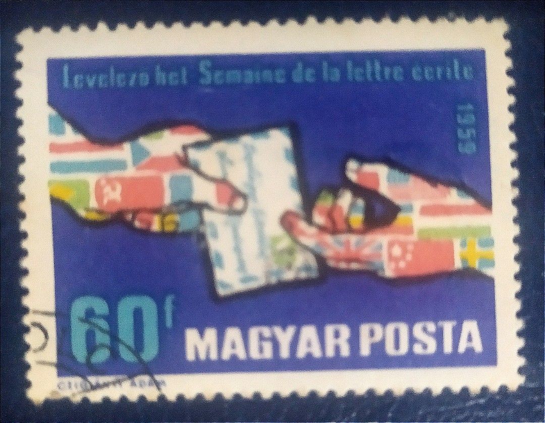 Hungary 1959 - International Letter Writing Week (used) - 1v., Hobbies ...