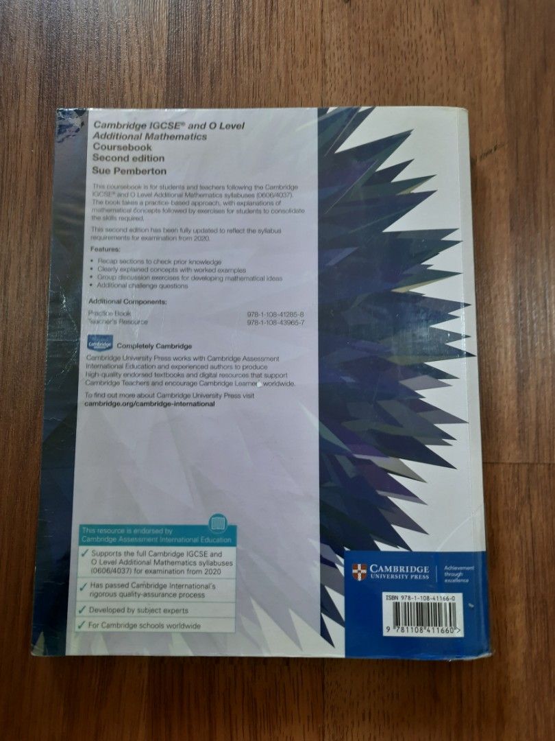 Igcse Additional Mathematics Coursebook 2nd Edition Hobbies And Toys