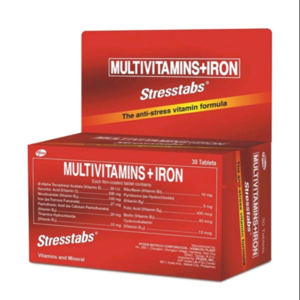 [INSTOCKS] Stresstabs Multivitamins and Iron - Legit & Authentic ...