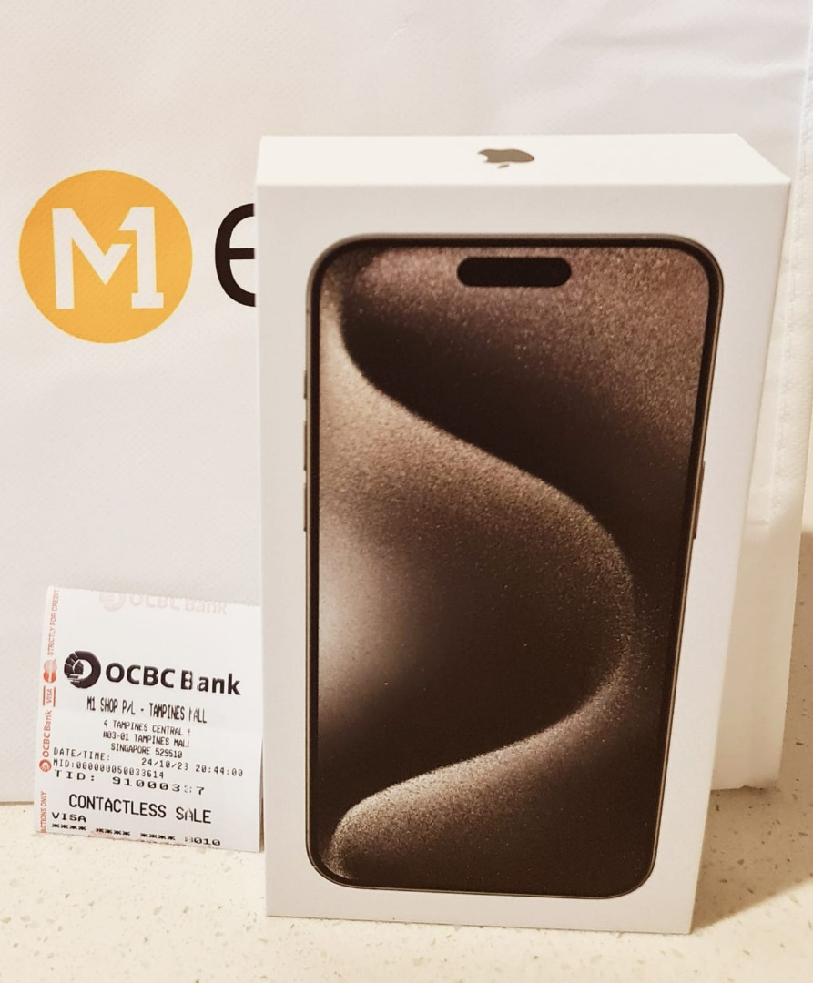 iPhone 15 Pro Max Natural Titanium 256GB, Mobile Phones & Gadgets ...
