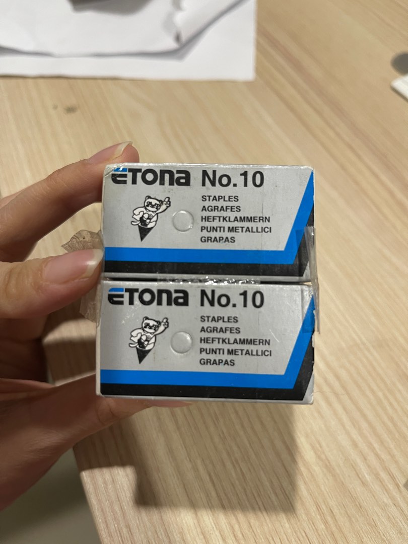 Isi Staples Etona No. 10 / Refill Stapler Isi Hekter Kecil, Buku & Alat ...