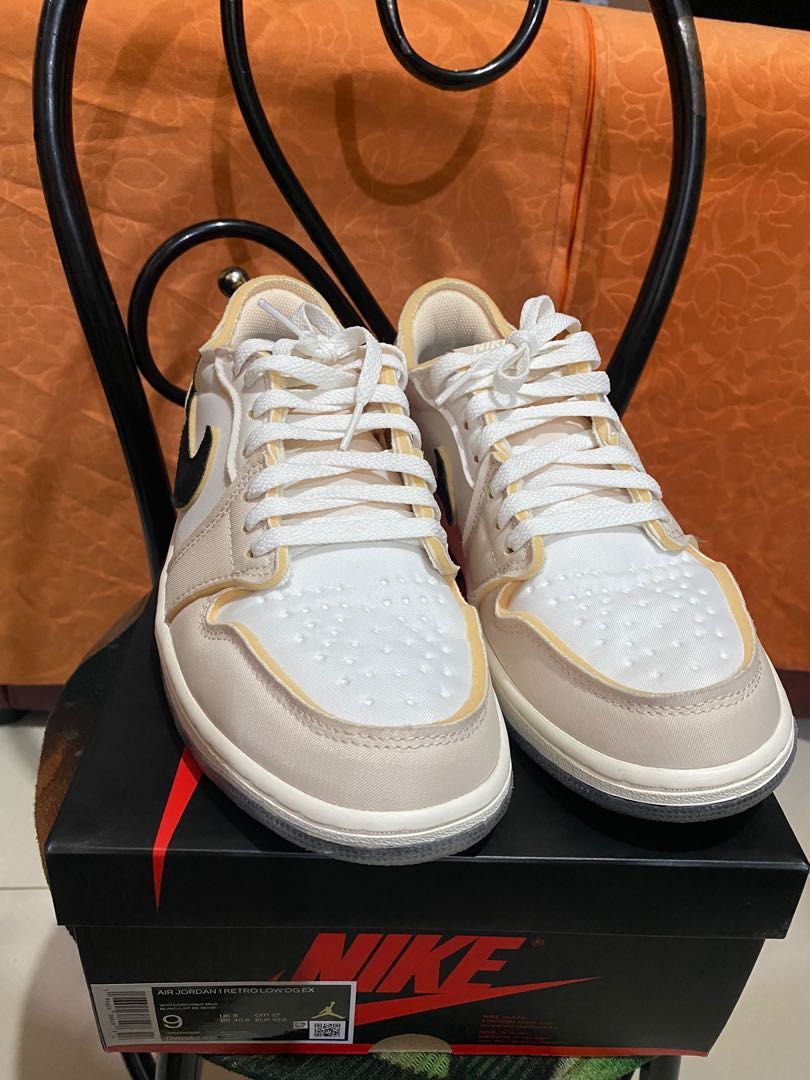 J1 Low OG EX Coconut Milk, Men's Fashion, Footwear, Sneakers on Carousell