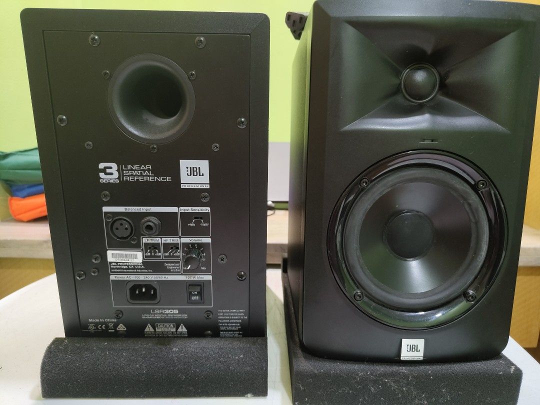 JBL LSR 305 Studio Monitor Speakers, Audio, Soundbars, Speakers ...