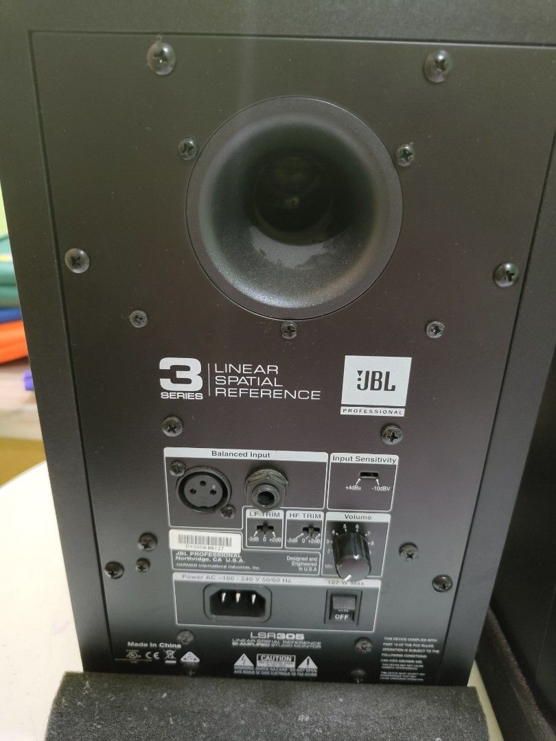JBL LSR 305 Studio Monitor Speakers, Audio, Soundbars, Speakers ...