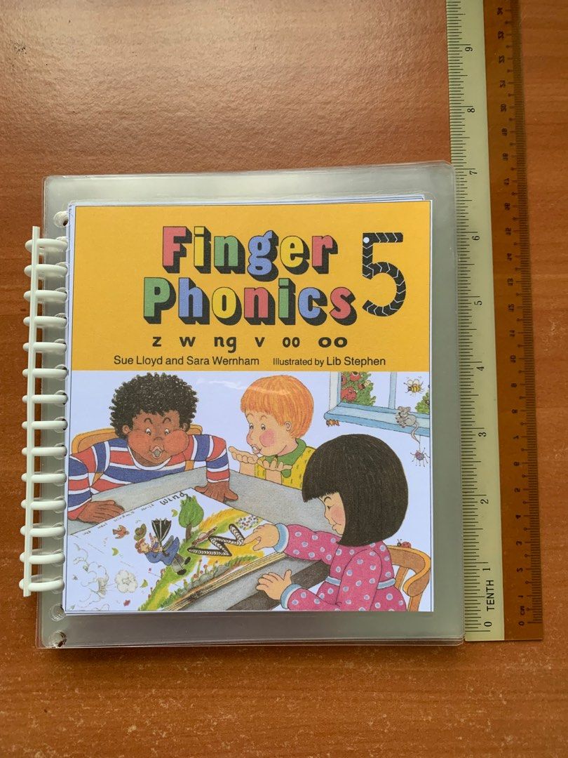 Jolly Phonics - Finger Phonics Complete Set, Hobbies & Toys, Books ...