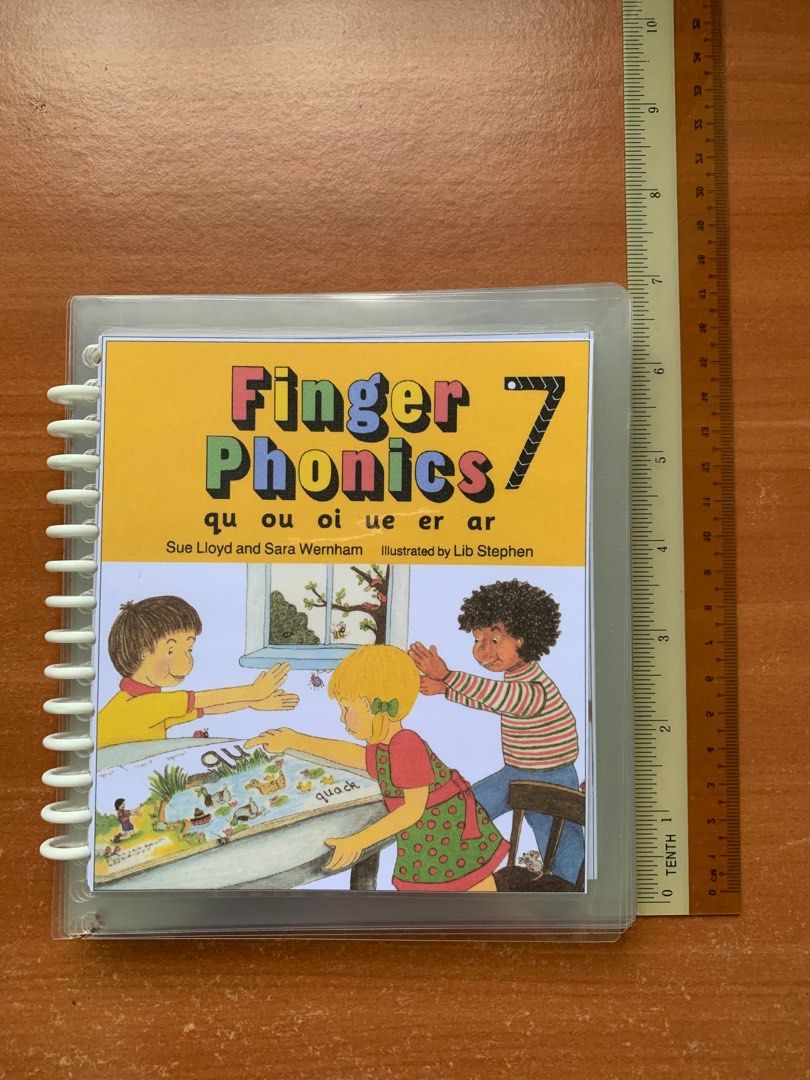 Jolly Phonics - Finger Phonics Complete Set, Hobbies & Toys, Books ...