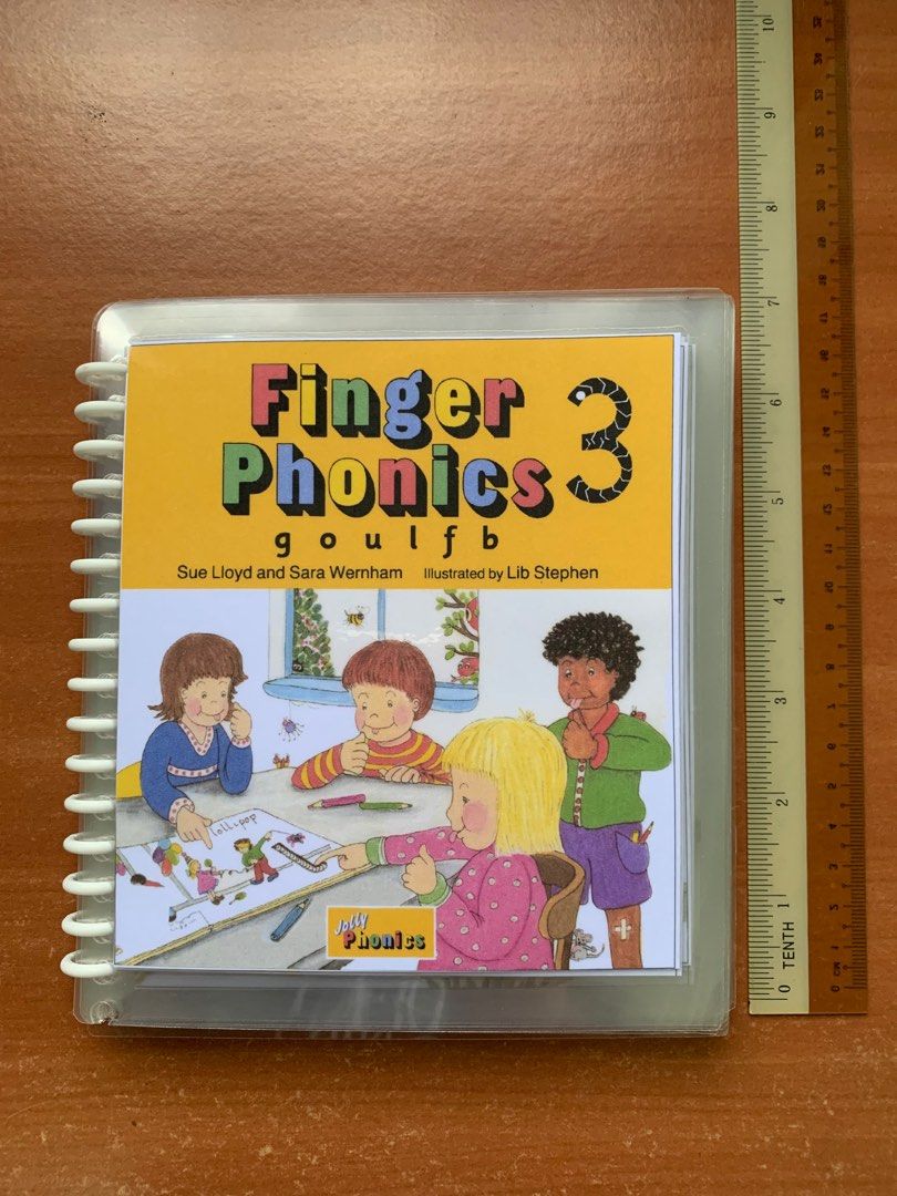 Jolly Phonics - Finger Phonics Complete Set, Hobbies & Toys, Books ...
