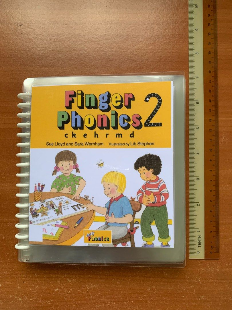 Jolly Phonics - Finger Phonics Complete Set, Hobbies & Toys, Books ...