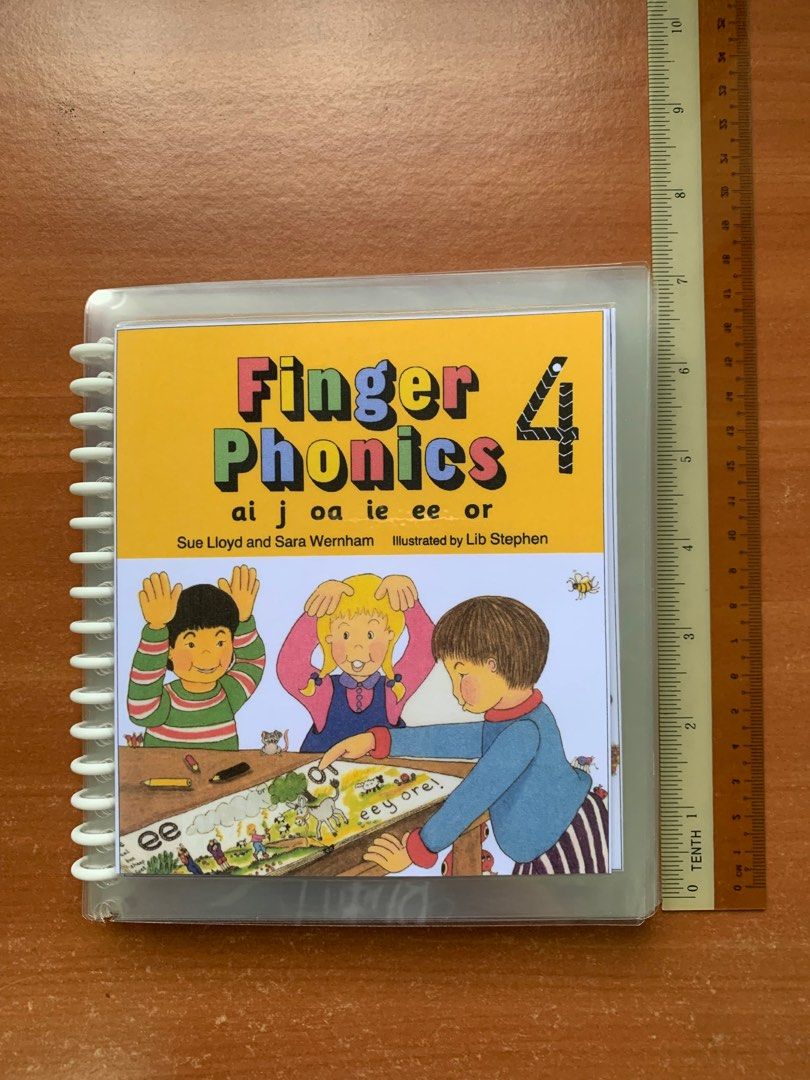 Jolly Phonics - Finger Phonics Complete Set, Hobbies & Toys, Books ...