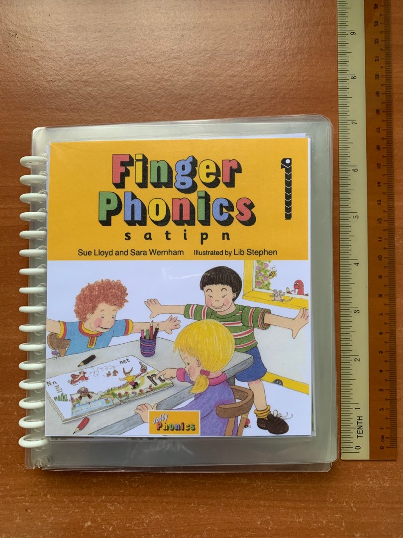 Jolly Phonics - Finger Phonics Complete Set, Hobbies & Toys, Books ...