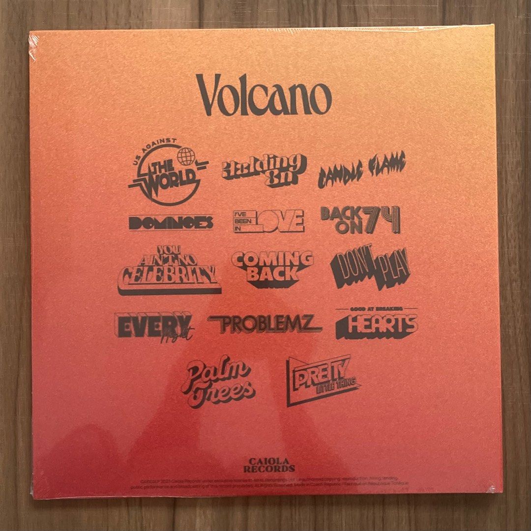Jungle - Volcano (Clear with Orange Splatter) vinyl, Hobbies & Toys ...