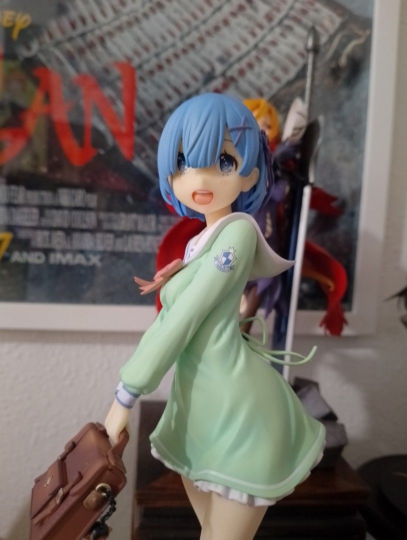 Kadokawa KDcolle Re:ZERO Rem High School Uniform Ver. 1/7 Figure ...
