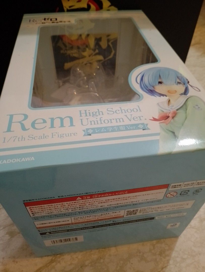 Kadokawa KDcolle Re:ZERO Rem High School Uniform Ver. 1/7 Figure ...