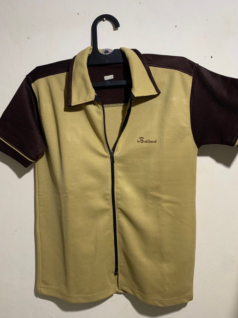 Kaos atau Kemeja Baliland dengan Zipper (Resleting), Fesyen Pria ...