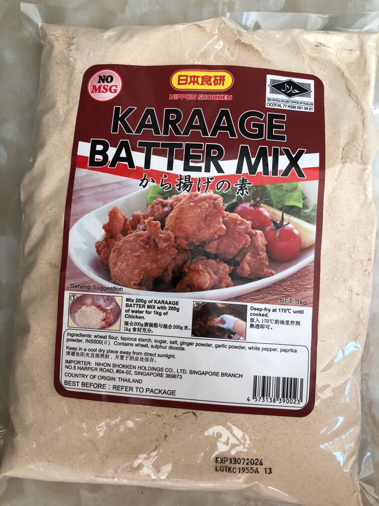 Karaage batter mix 1kg, Food & Drinks, Homemade Bakes on Carousell