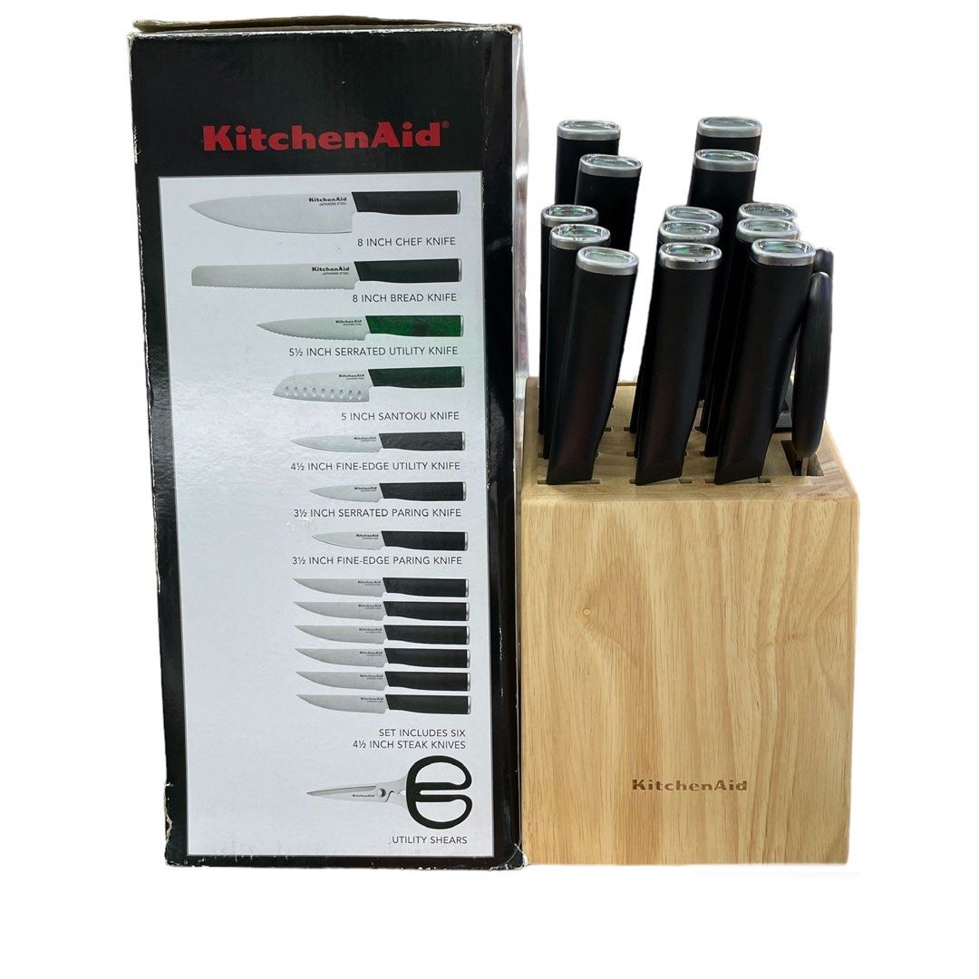 KitchenAid 15 Piece Cutlery Set, Furniture & Home Living, Kitchenware ...