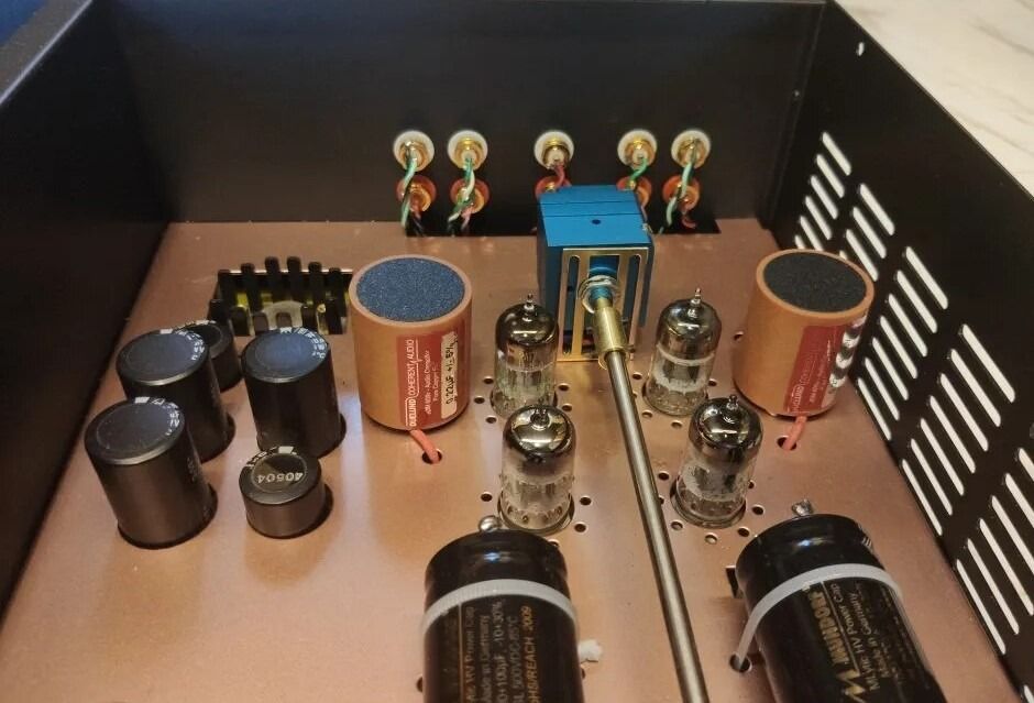 KSL Modified Tube Preamplifier (ALPS Blue Velvet Potentiometer & 4 x ...