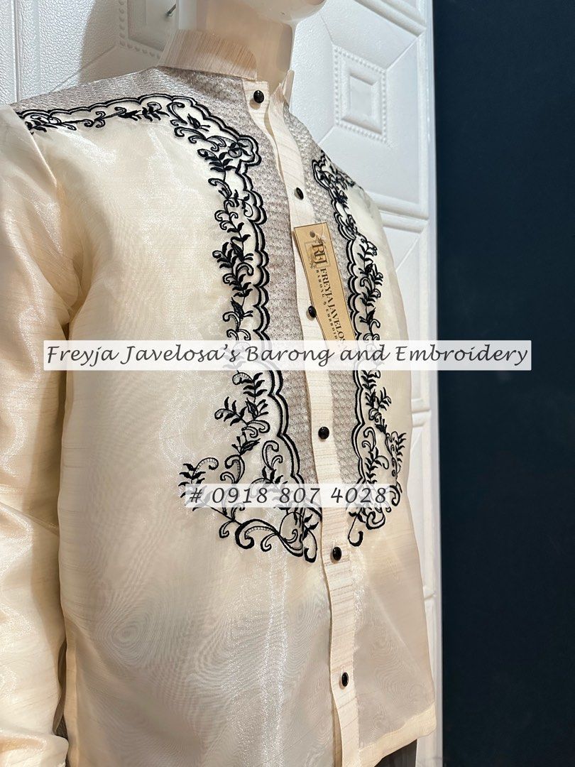 Legit Barong Tagalog Cathedral Design for Wedding Entourage Corporate ...