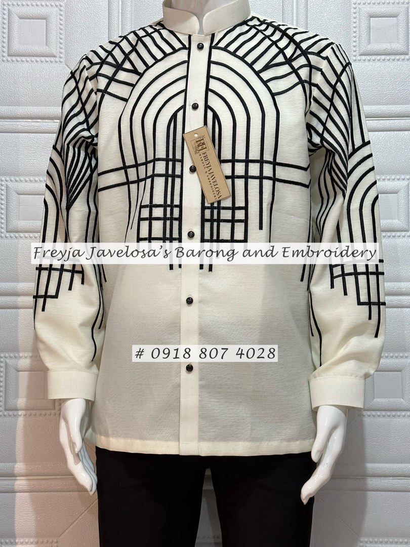 Legit Barong Tagalog Cathedral Design for Wedding Entourage Corporate ...