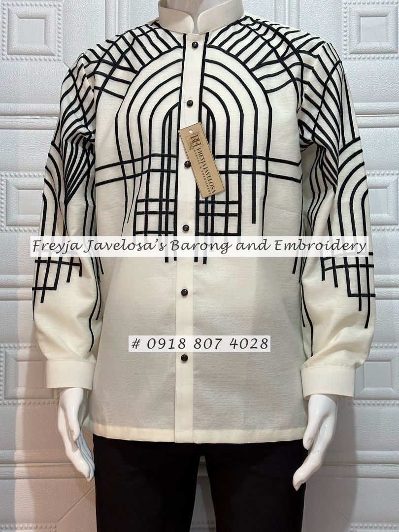 Legit Barong Tagalog Cathedral Design for Wedding Entourage Corporate ...