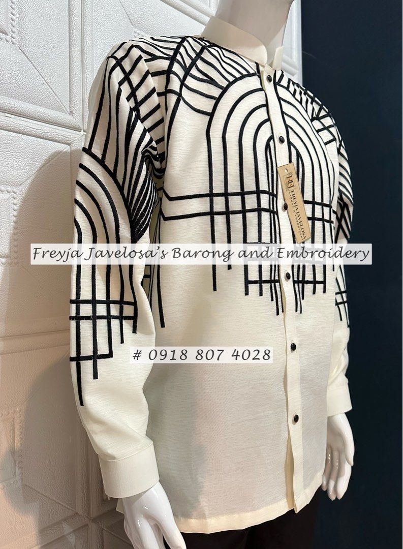 Legit Barong Tagalog Cathedral Design for Wedding Entourage Corporate ...