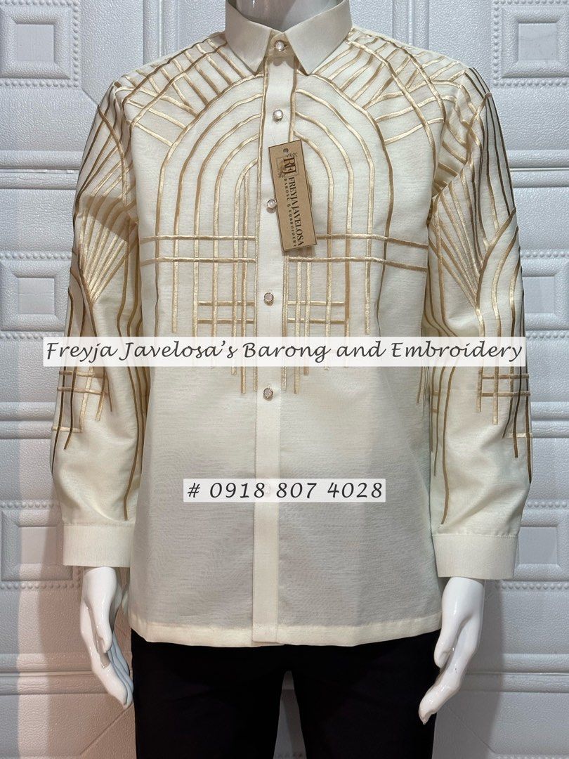 Legit Barong Tagalog Cathedral Design for Wedding Entourage Corporate ...