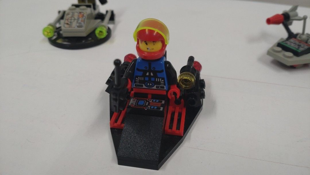 Lego 3件 3013 3015 6800 90年代 Surveillance Scooter Space Police car Cyber ...