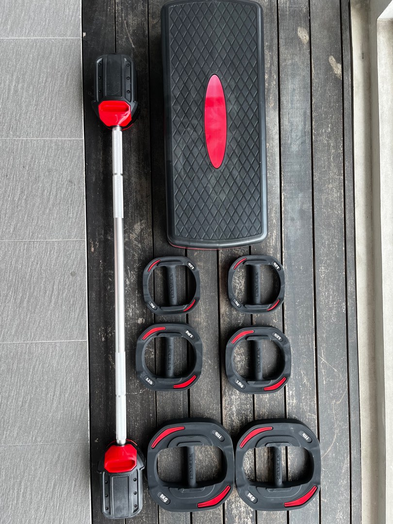 Les Mills inspired Body Pump set PLUS, Sports Equipment, Exercise ...