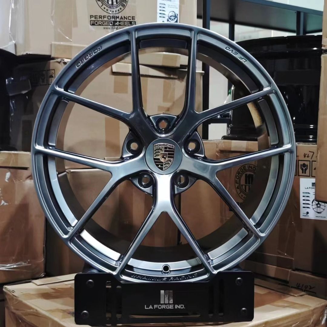 LFI Custom Forged Monobloc 19inch Wheels Rims EX-STOCK Porsche 911 ...