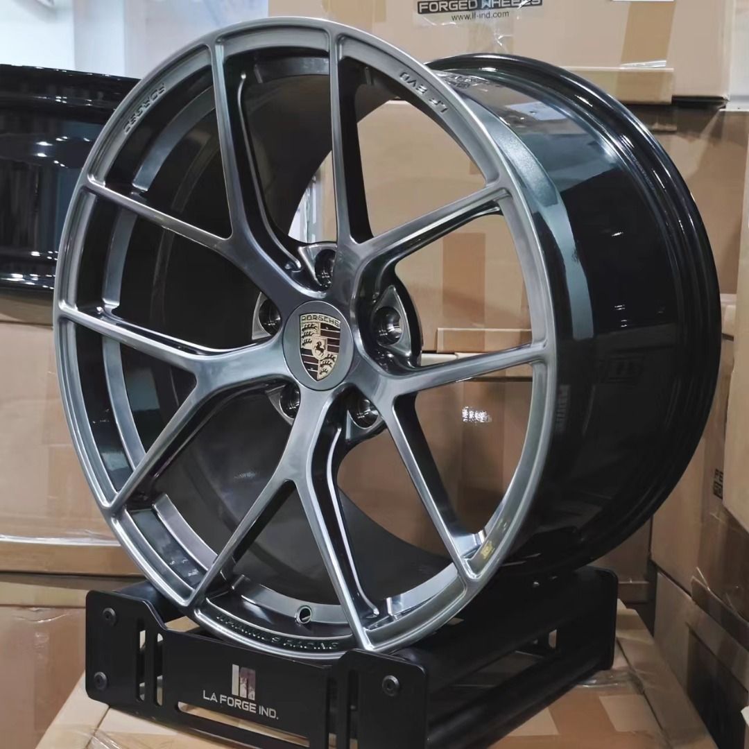 LFI Custom Forged Monobloc 19inch Wheels Rims EX-STOCK Porsche 911 ...