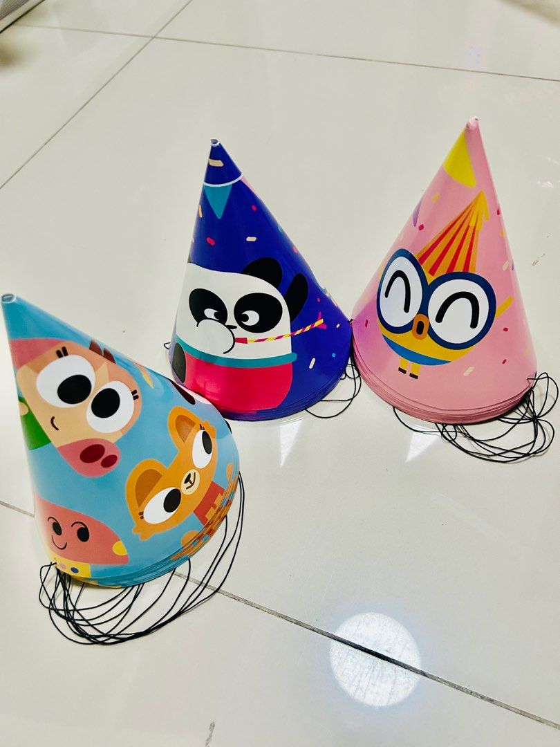 LingoKids themed Birthday Party Hats and Banner set, Hobbies & Toys ...