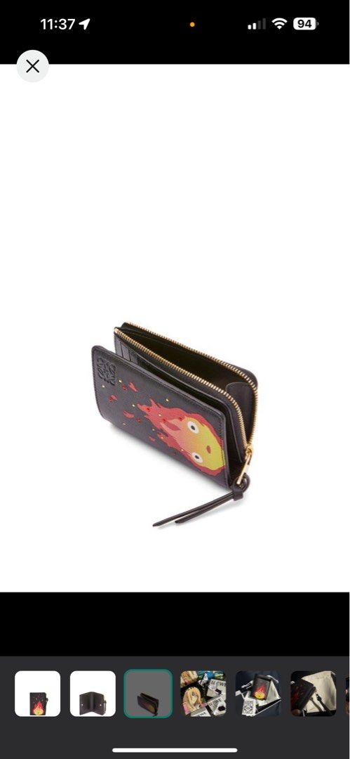 Loewe x Ghibli Howl Moving Castle Wallet, Luxury, Bags & Wallets on ...