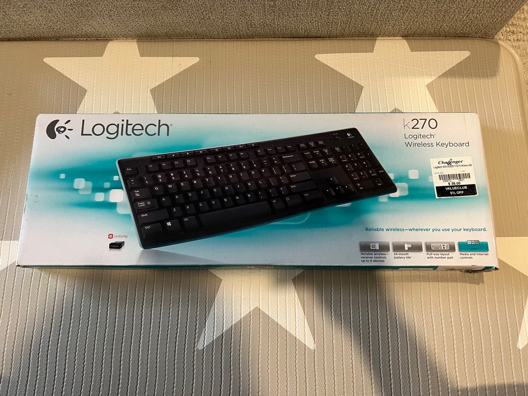Logitech Wireless Keyboard K270 Computers And Tech Parts And Accessories Computer Keyboard On