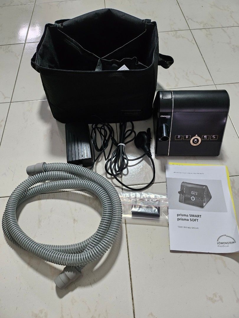 Lowenstein prismaSMART Auto CPAP device, Health & Nutrition, Medical ...