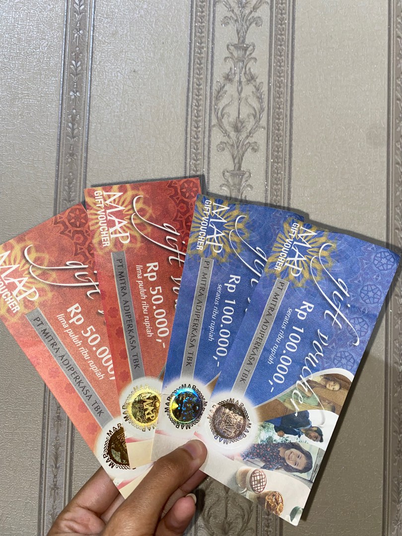 Map Voucher, Tiket & Voucher, Kartu Hadiah & Voucher di Carousell