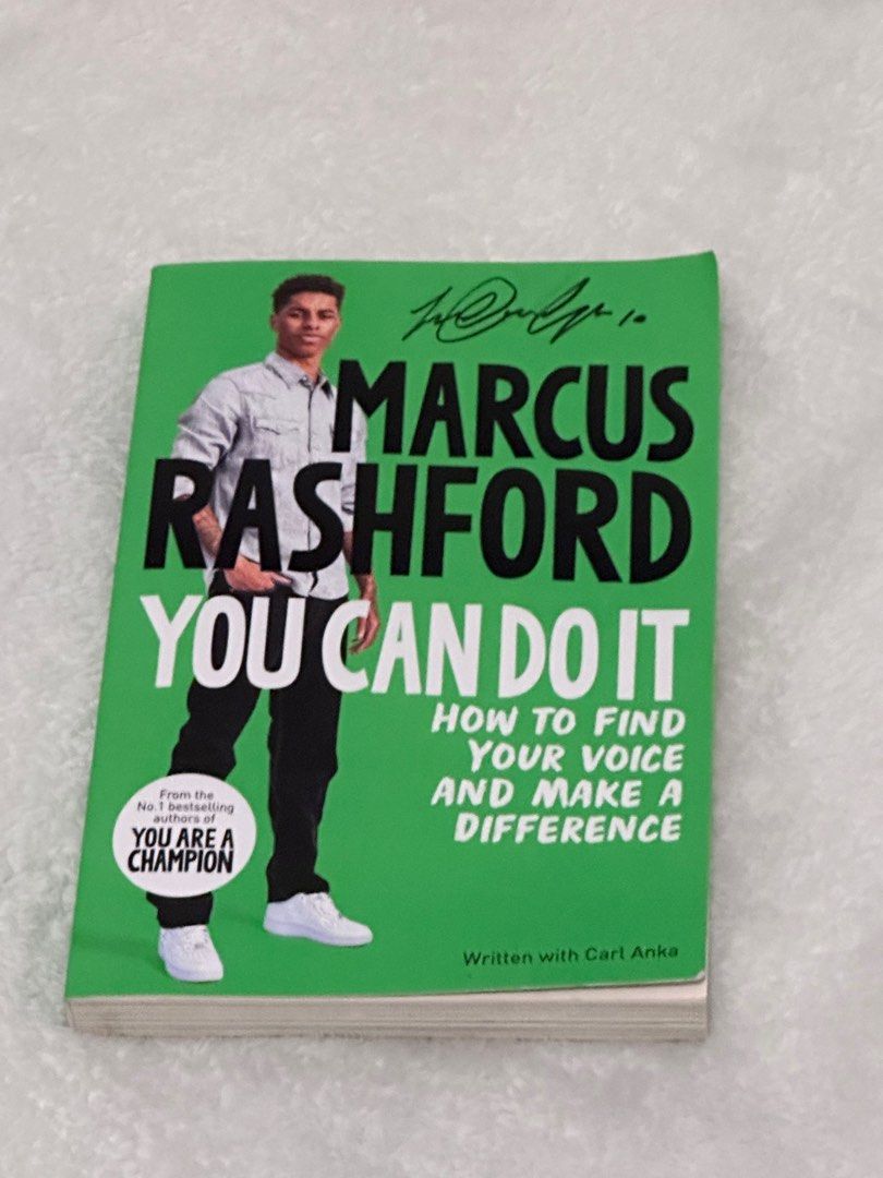 Marcus rashford signed book, Hobbies & Toys, Memorabilia & Collectibles ...