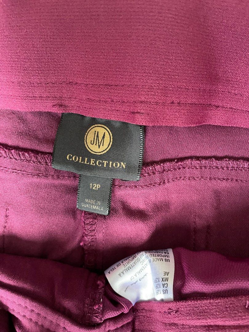 maroon pants stretchable, Women's Fashion, Bottoms, Other Bottoms on ...