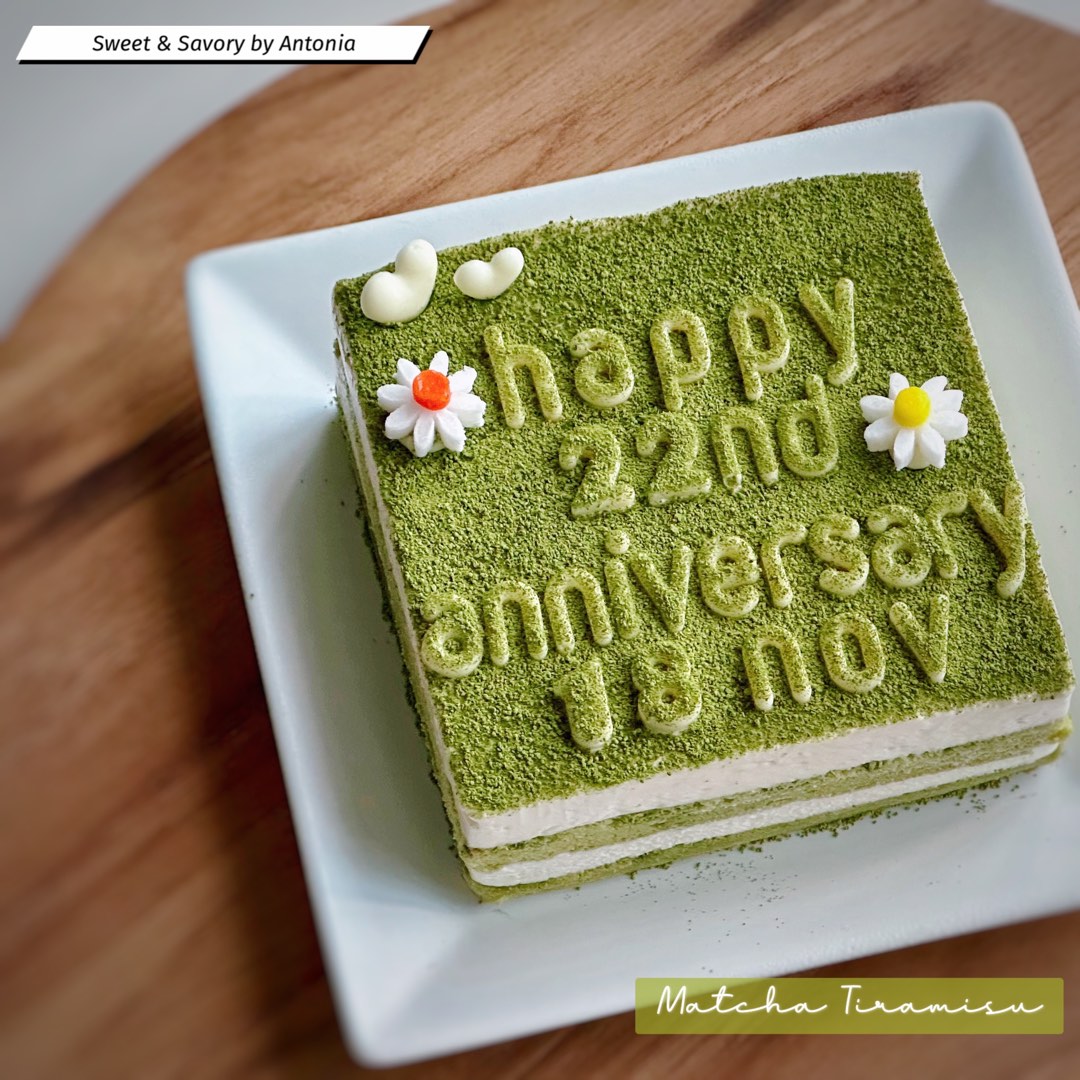 Matcha Tiramisu / Matcha Cake / Birthday Cake / Anniversary Cake ...