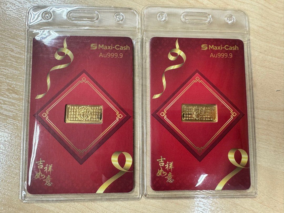 Maxi Cash 1g Gold Bar, Hobbies & Toys, Memorabilia & Collectibles ...