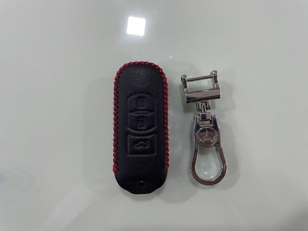 Mazda CX5 / CX30 / CX3 key fob cover leather, Auto Accessories on Carousell