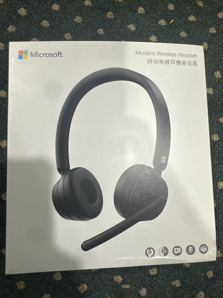 Microsoft modern wireless headset, Audio, Headphones & Headsets on ...
