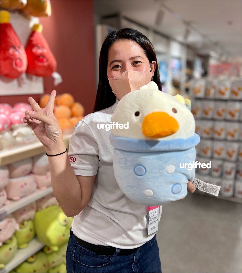 Milk Tea Plush Toy by Miniso Kitten Cat Duck, Hobbies & Toys, Toys ...