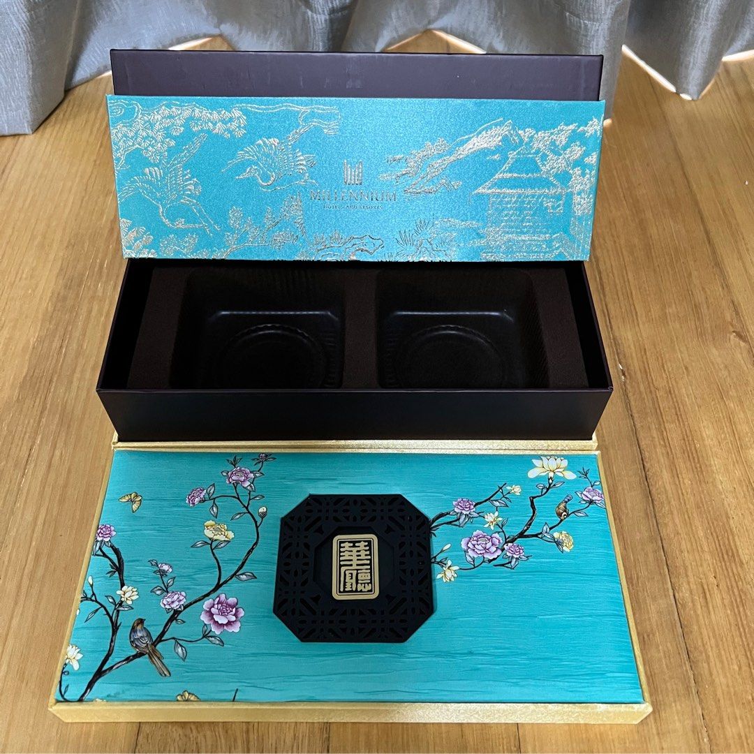 Millennium Hotel Mooncake box, Furniture & Home Living, Home ...