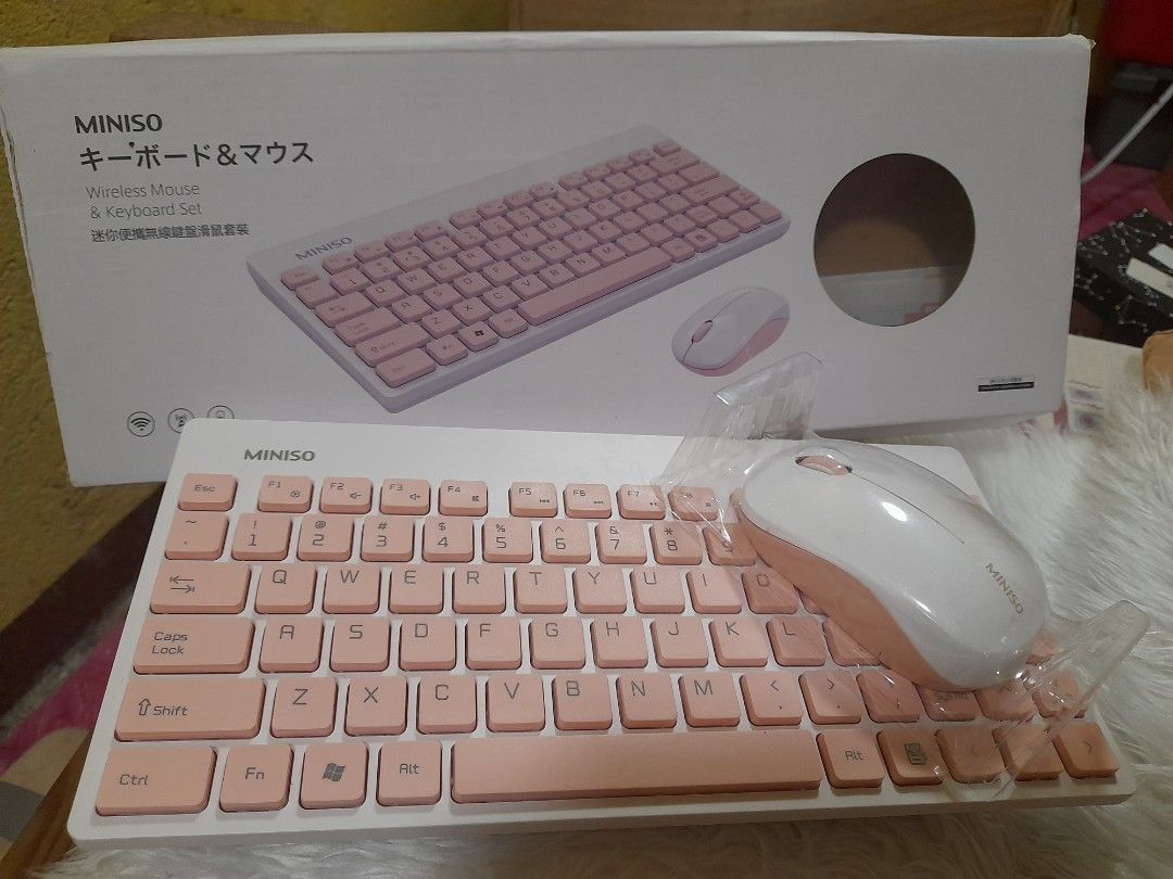 Miniso Wireless Mouse and Keyboard Set, Computers & Tech, Parts & Accessories, Computer Keyboard ...