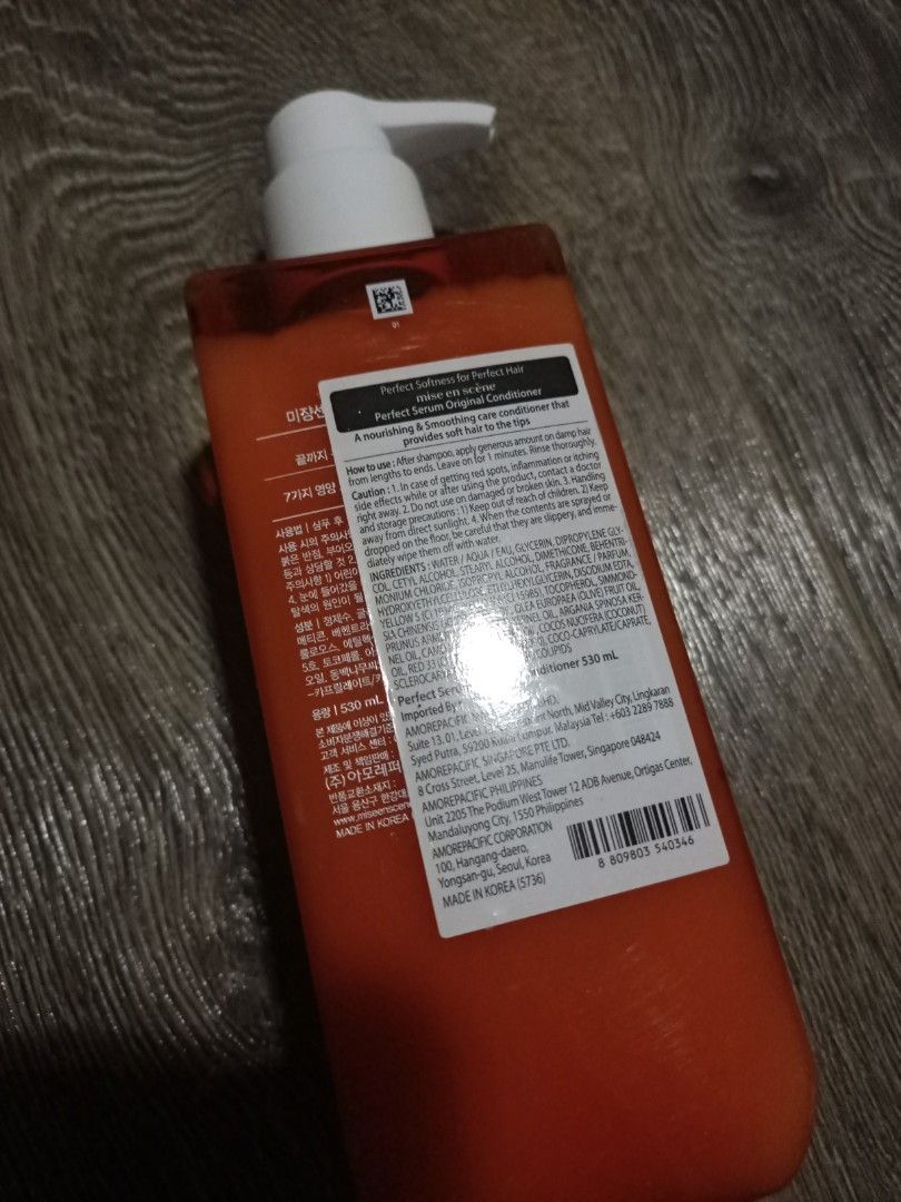 Mise en scene perfect serum original conditoner, Beauty & Personal Care ...