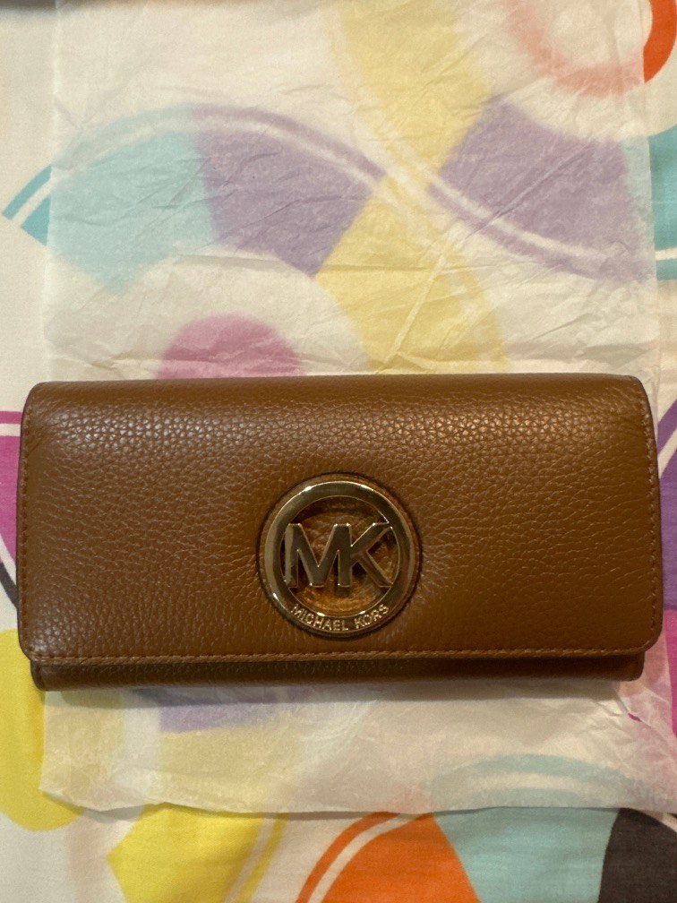 MK Long Wallet, Luxury, Bags & Wallets on Carousell