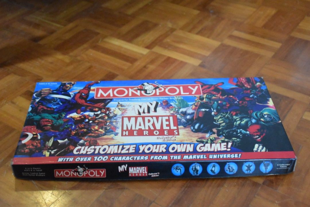 Monopoly My Marvel Heroes Version, Hobbies & Toys, Toys & Games on ...
